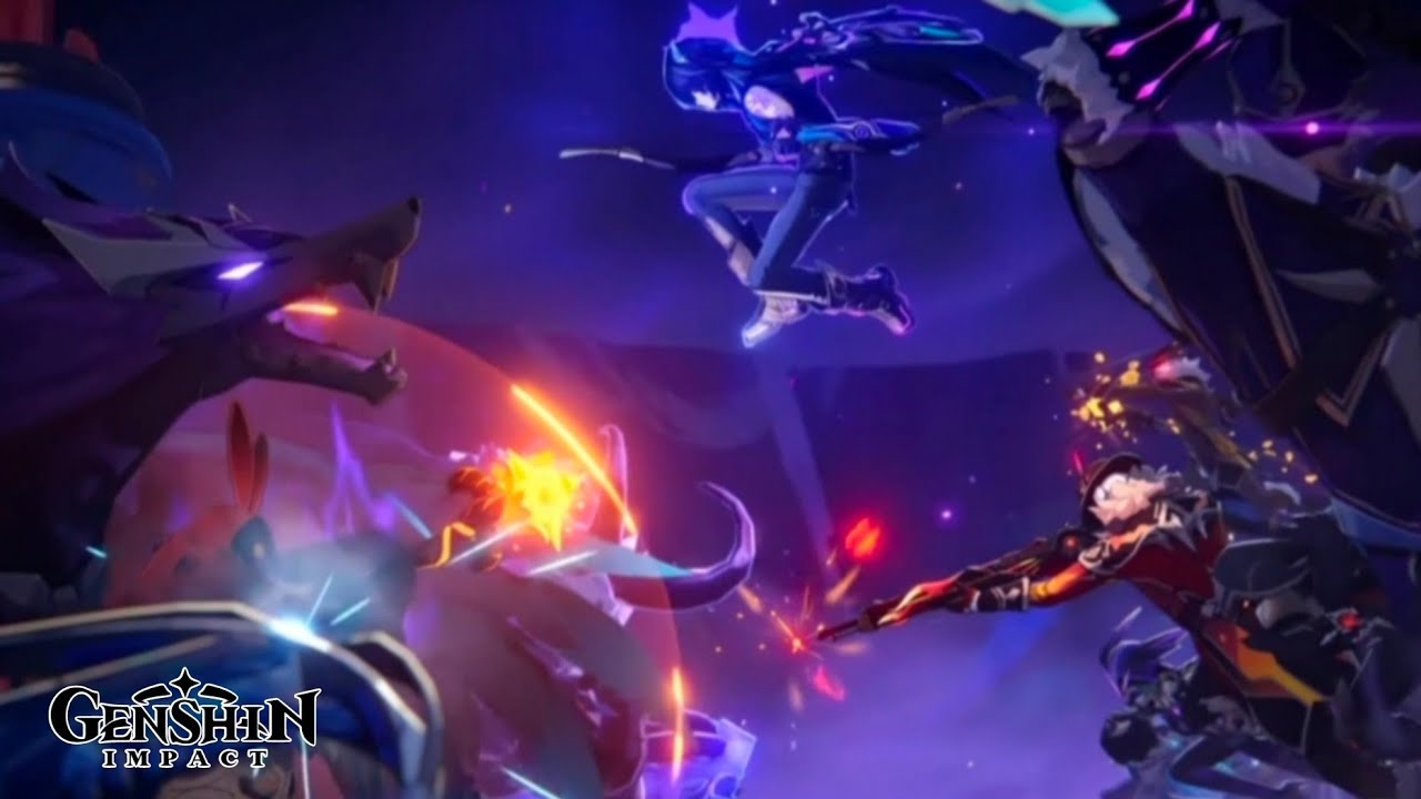 Genshin Impact 5.1 Natlan war vs The Abyss (All Cutscenes)คัตซีนเนื้อ ...