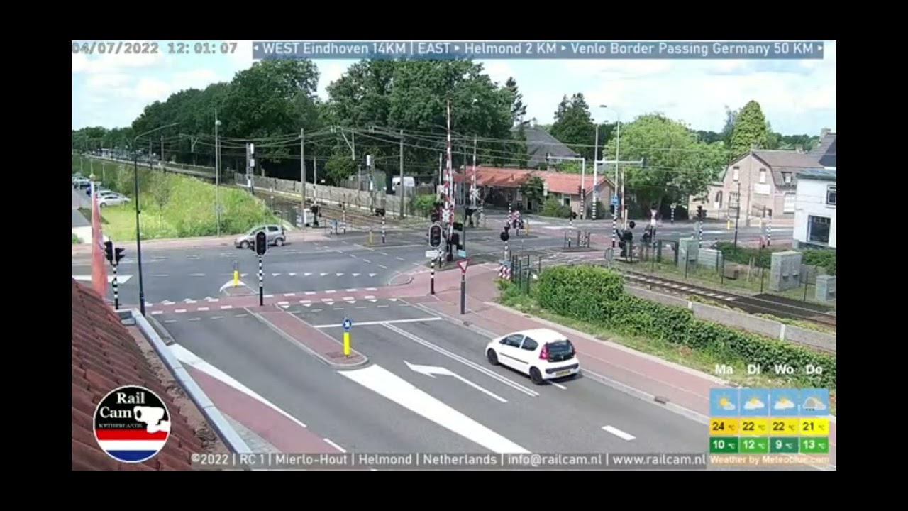 Netherlands Siren Test Recorded on live Railcam, [Screen Recorded from ...