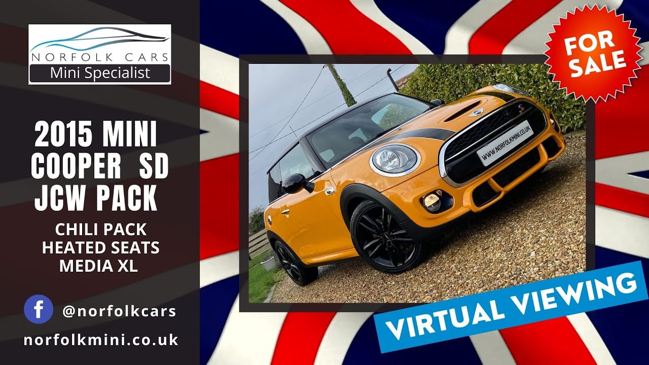 2015 Mini Cooper SD JCW pack Volcanic Orange - YouTube