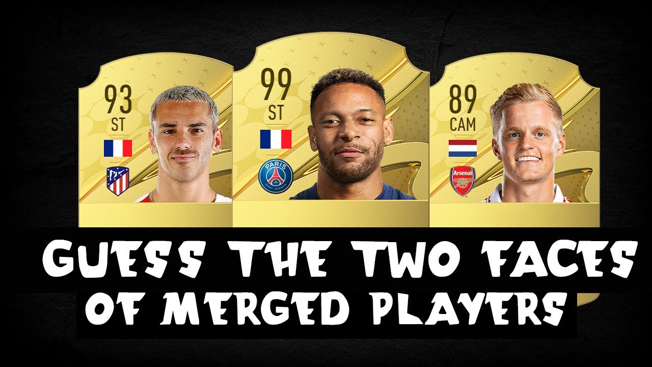 FIFA 23 GUESS THE TWO FACES OF MERGED PLAYERS - YouTube