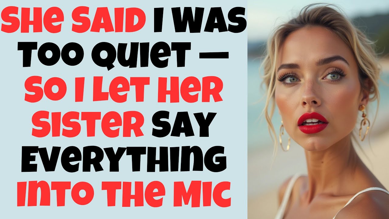 She Said I Was Too Quiet — So I Let Her Sister Say Everything Into the ...