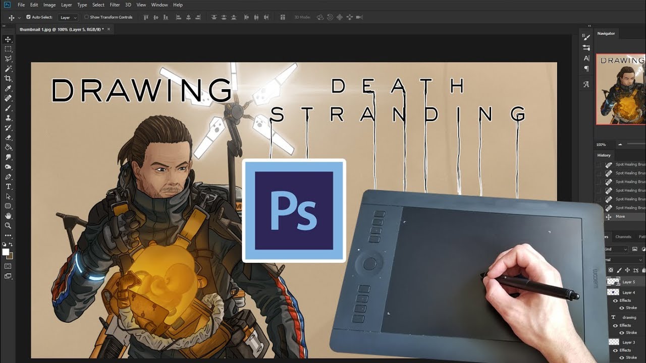 Death Stranding Drawing!! - YouTube