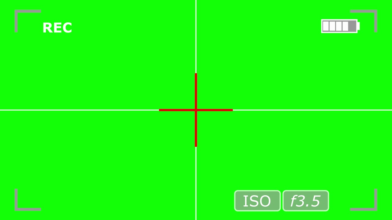 Camera Recording Effect - Green Screen FREE! [4K] - YouTube