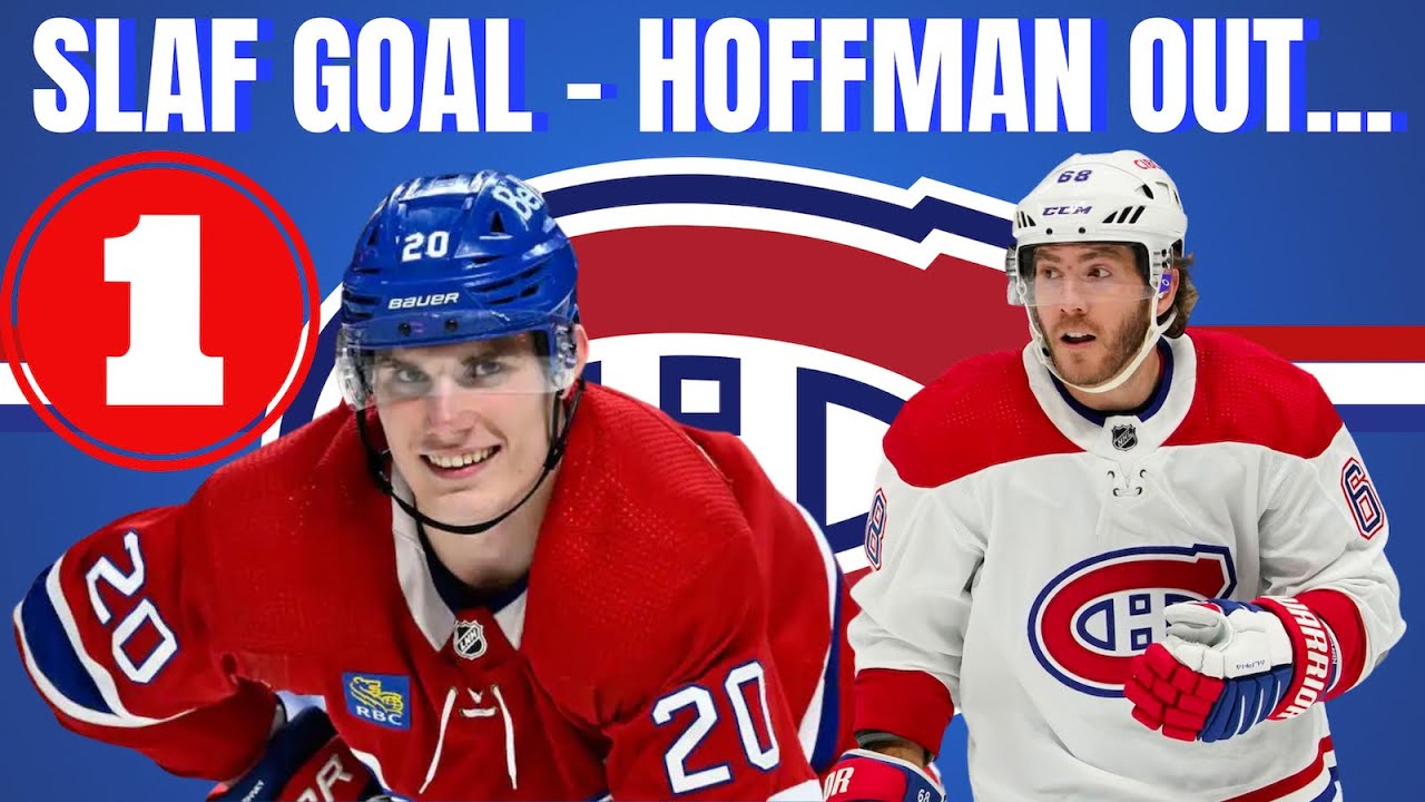 HABS JURAJ SLAFKOVSKY 1ST GOAL IN THE NHL - YouTube