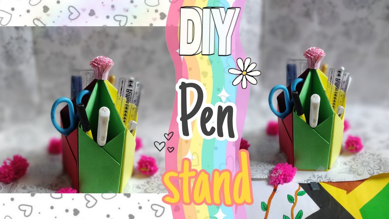 DIY Easy Pen Pencil holder | easy paper craft #usefulcrafts 🦄 - YouTube