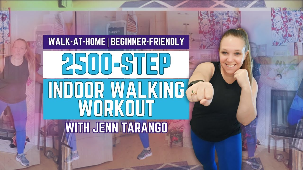 2500-Step Indoor Walking Workout | Beginner Friendly Walk at Home - YouTube