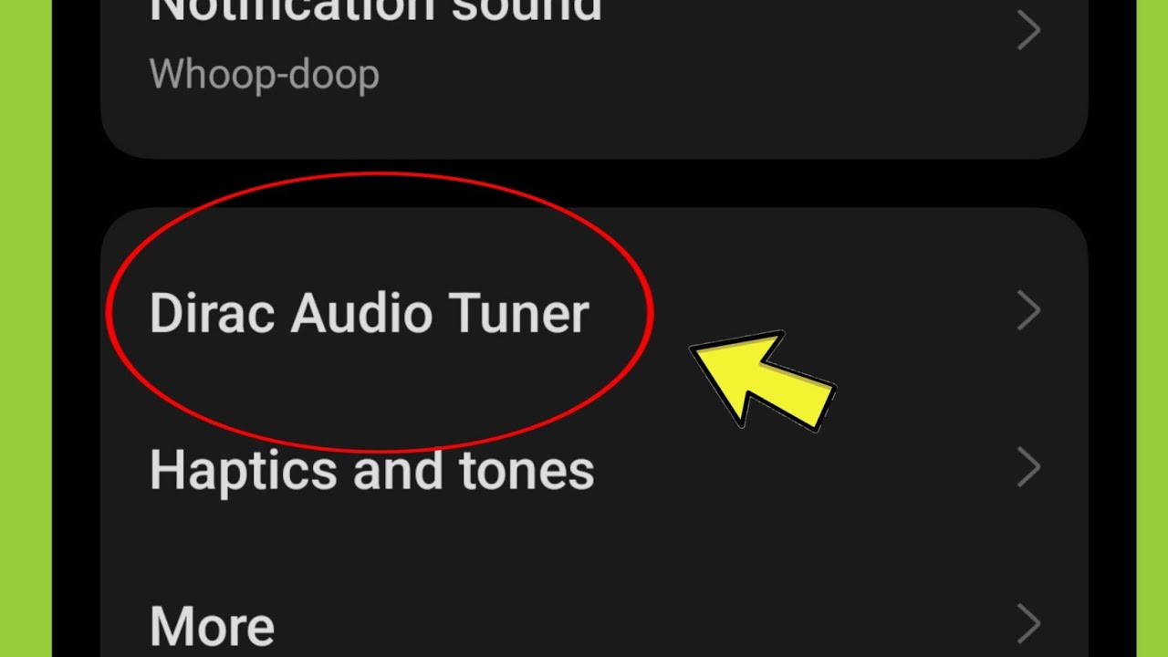 Oneplus Mobile | Dirac Audio Tuner Settings in Oneplus Mobile - YouTube