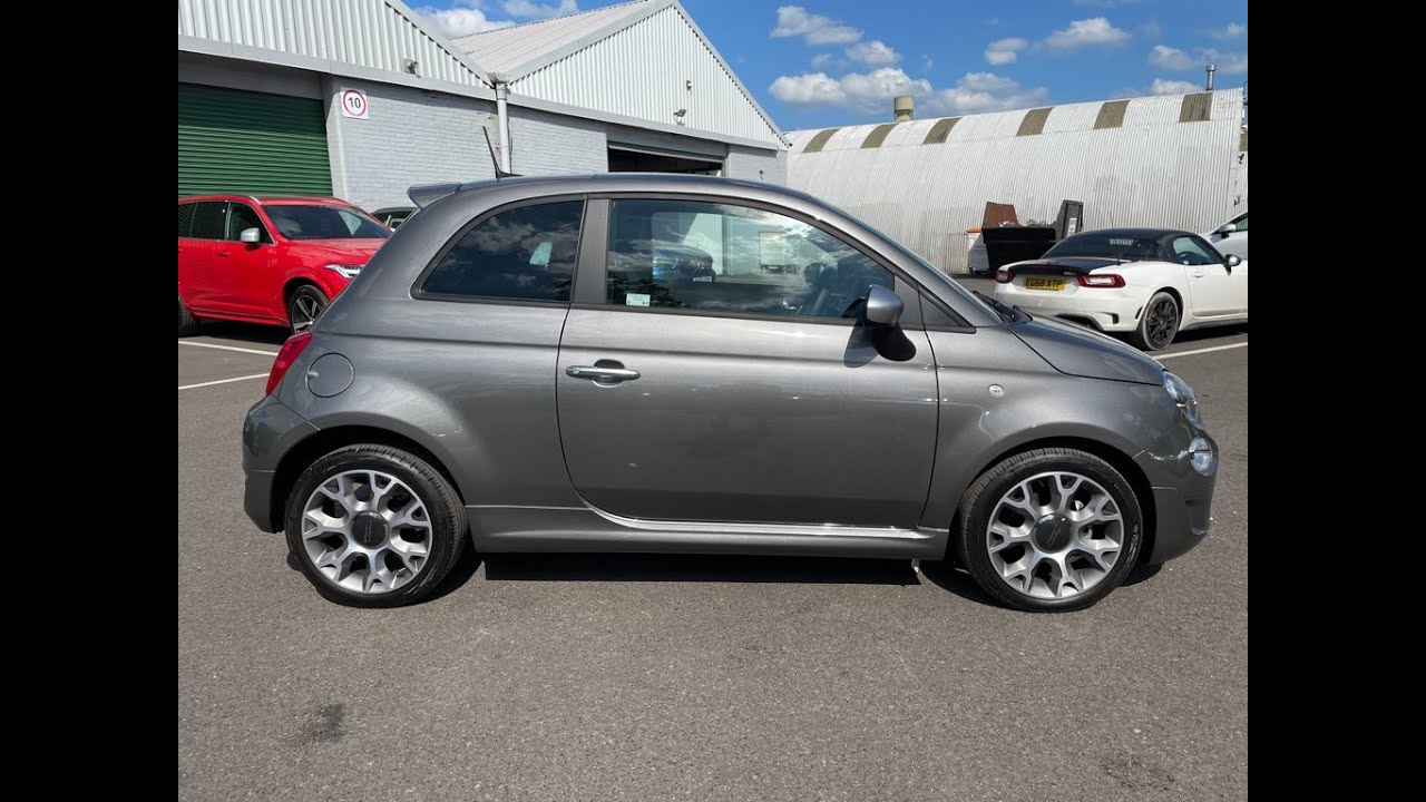 Fiat 500 1.0l Rockstar Manual in Electroclash Grey - WN70YMK - YouTube