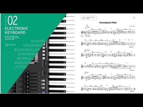 Homeward Path | Homeward Path by Nancy Litten Trinity Grade 2 Electronic Keyboard Exam Music ...