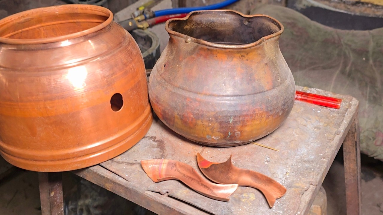 Boil in Style: Witness the Creation of Stunning Copper Teaware! - YouTube