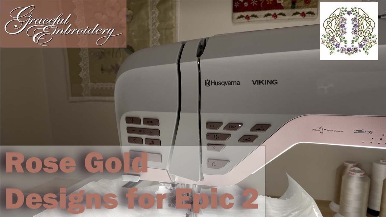 Developing an embroidery collection inspired by my Husqvarna Epic 2 ...