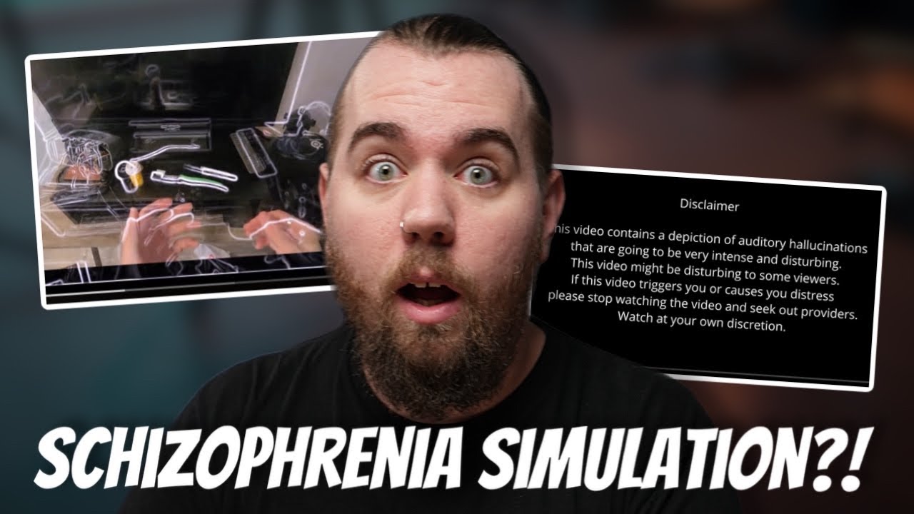 Patient with Schizophrenia Reacting to Schizophrenia Simulation | Auditory Hallucinations - YouTube