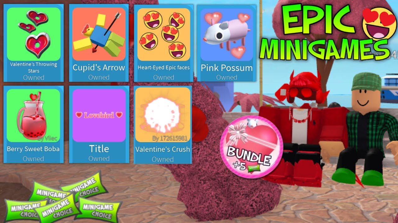 Reviewing RBLX Epic Minigames' Valentines Day 2025 UPDATE! - YouTube
