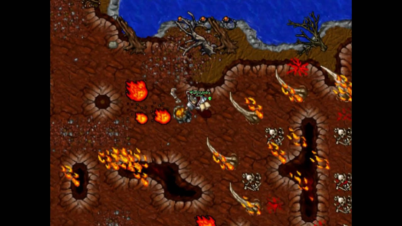 Tibia Trimera - Hellspawn Hunt Yalahar - YouTube