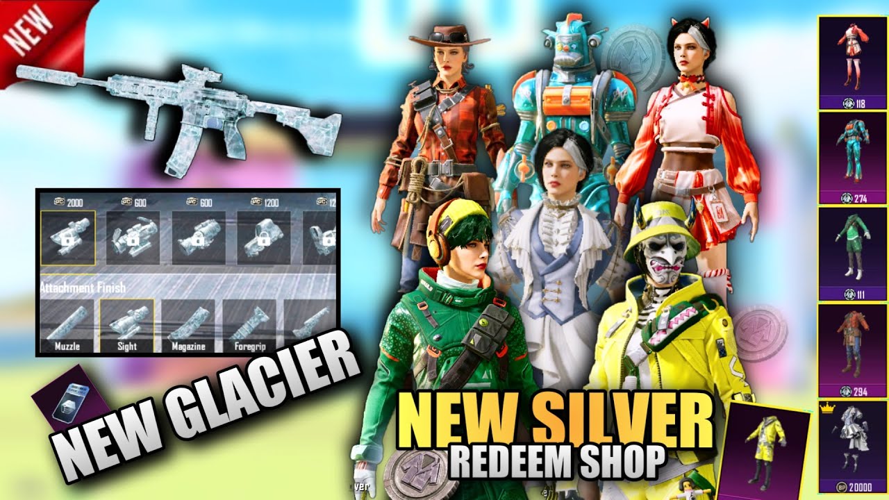 New Glacier Is Here | New Free Rewards | New Silver Shop New Outfit Get ...