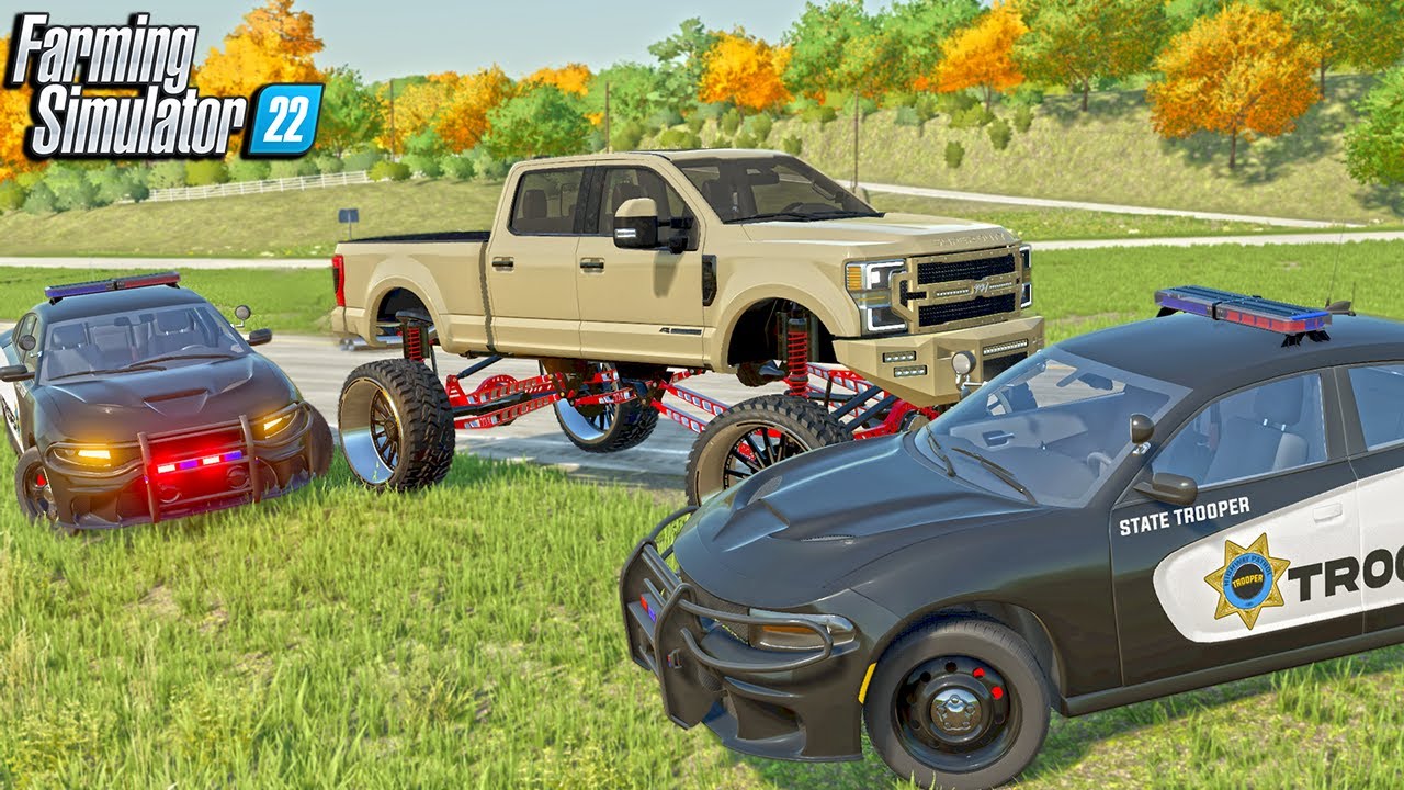 Lifted Police Trucks