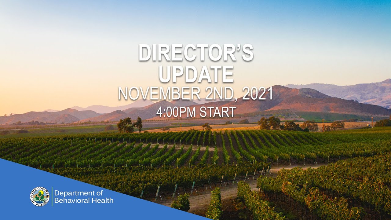 Director's Update - November 2, 2021 - YouTube