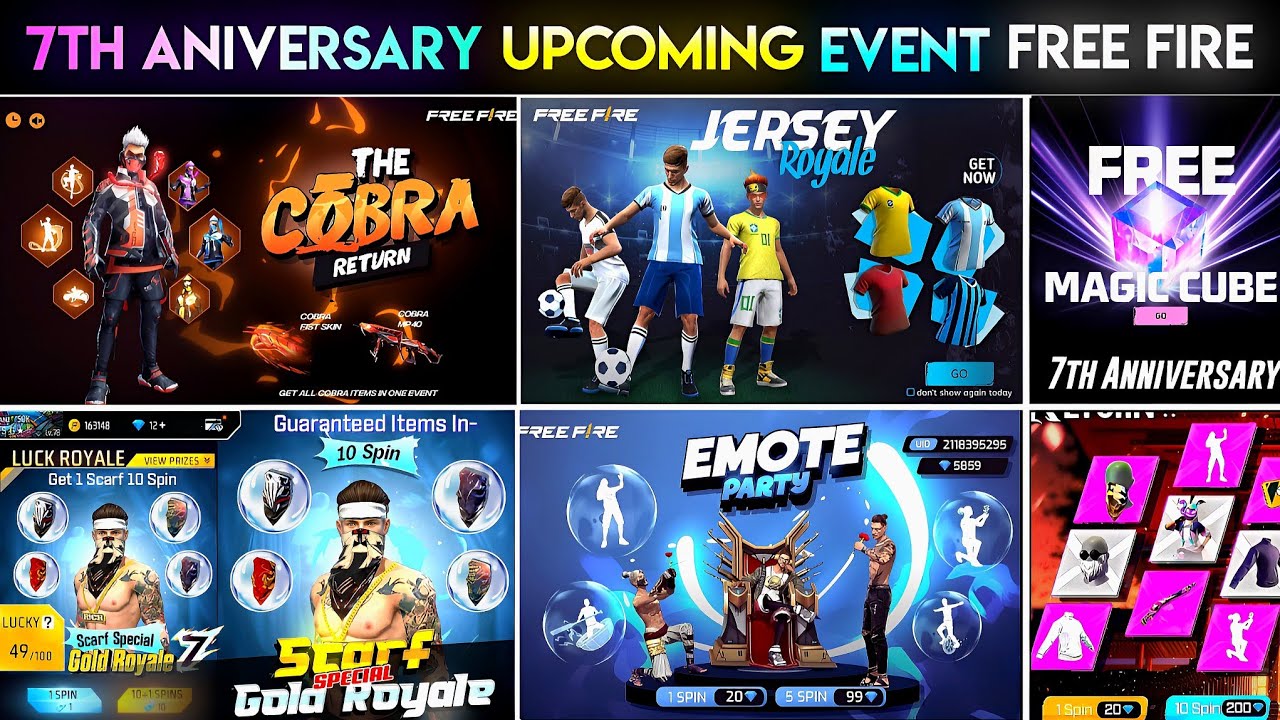 Upcoming Events in Free Fire l Ff New Event l Free Fire New Event l New ...