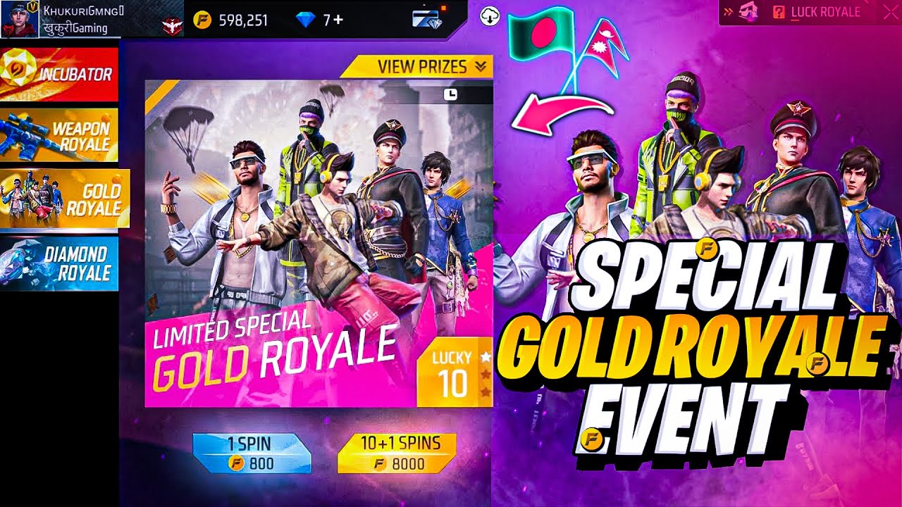 Special Gold Royale Event - 6th Anniversary Special Gold Event & New ...
