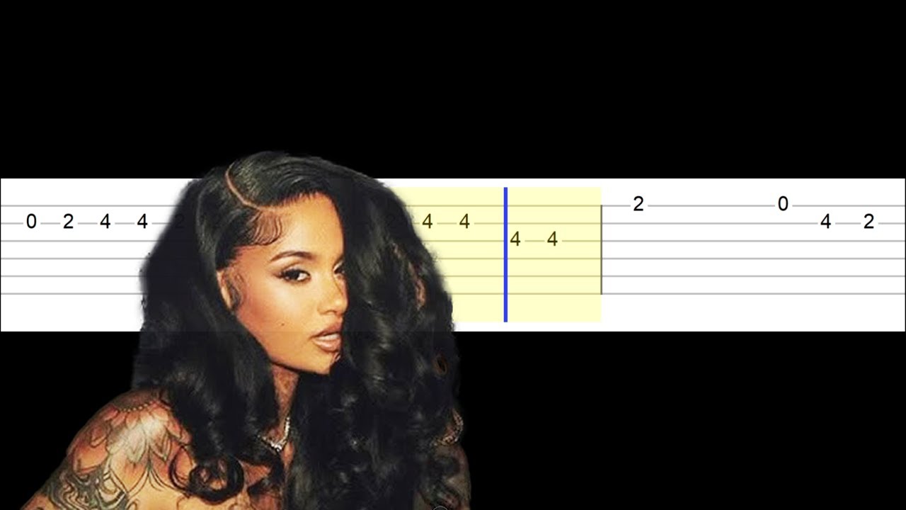 Kehlani - Folded (Easy Guitar Tabs Tutorial) - YouTube