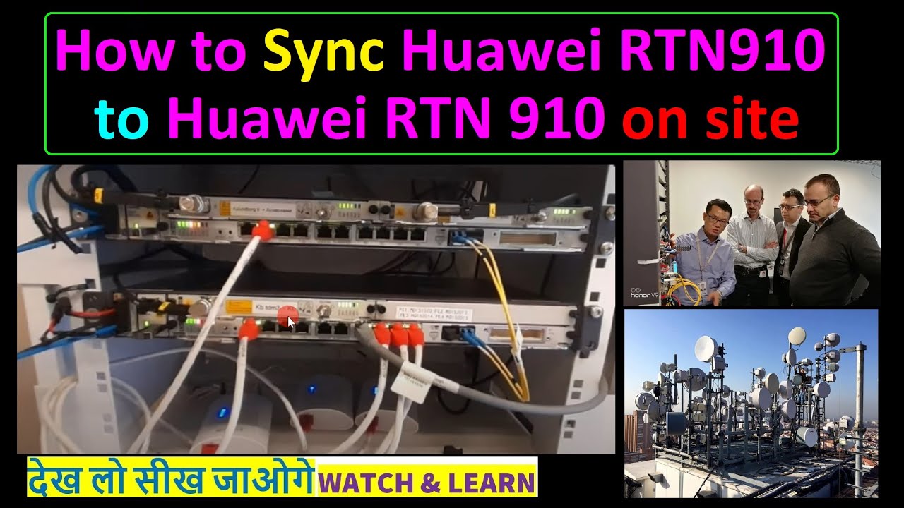 Huawei Optix Rtn 910 management configuration | How to Sync Huawei ...
