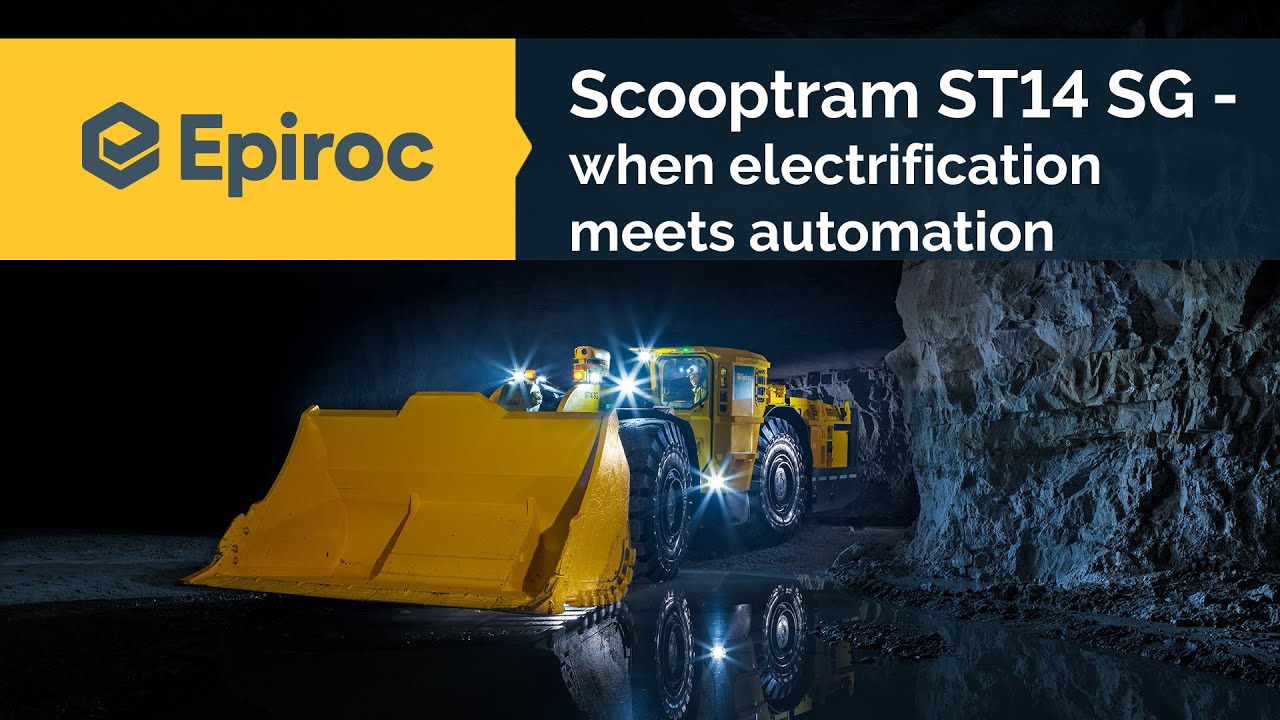 Scooptram ST14 SG: When electrification meets automation - YouTube