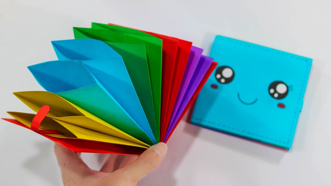 How to make a paper wallet - How to make a paper money bag - YouTube
