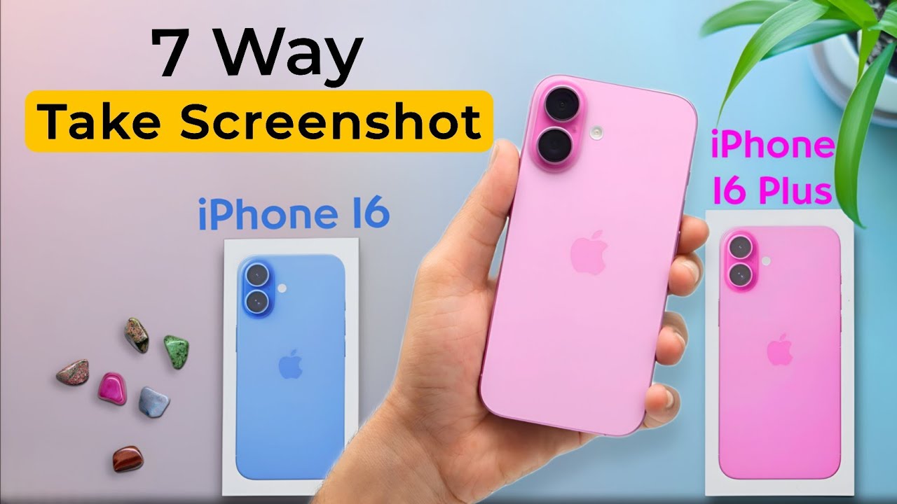 How to Take Screenshot on iPhone 16 & iPhone 16 Plus | Capture Long ...