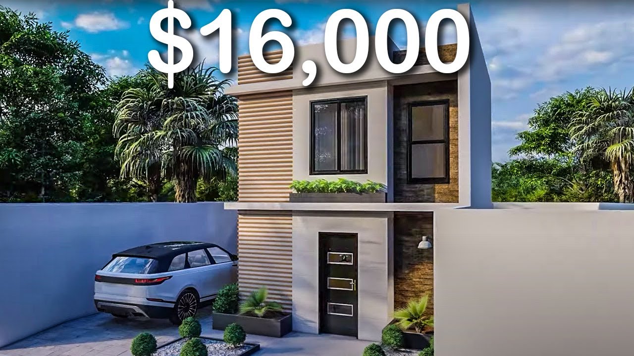 (5x5 meters ) Small House Design | 2 Bedrooms - YouTube