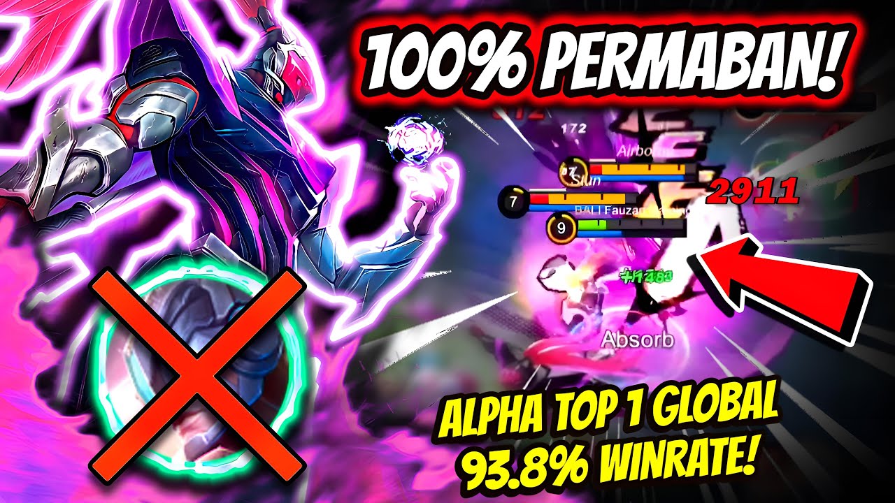 ¡ESTO PASA SI NO BANEAS ALPHA EN RANK! ALPHA TOP 1 GLOBAL 93.8% WINRATE ...