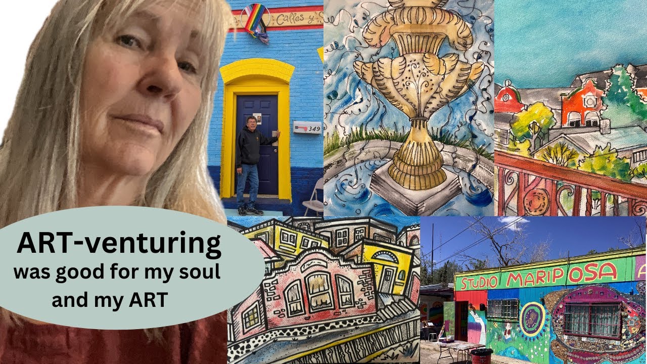 Art-venturing as an "older artist" was good for my soul and my artwork ...