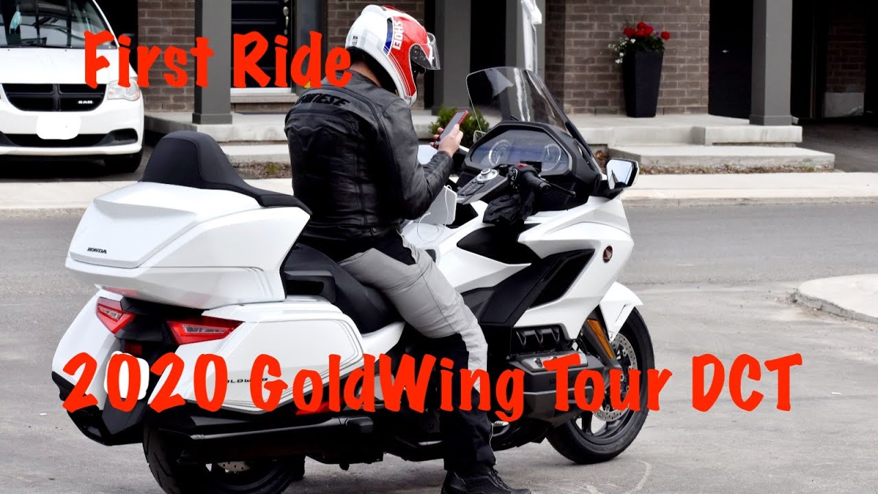 First Ride | 2020 Honda GoldWing Tour DCT Pearl Glare White | #2 Moto ...