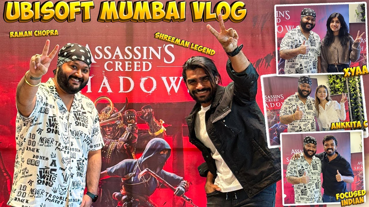 Assassin's Creed Shadows Preview at Ubisoft Mumbai - Vlog - YouTube