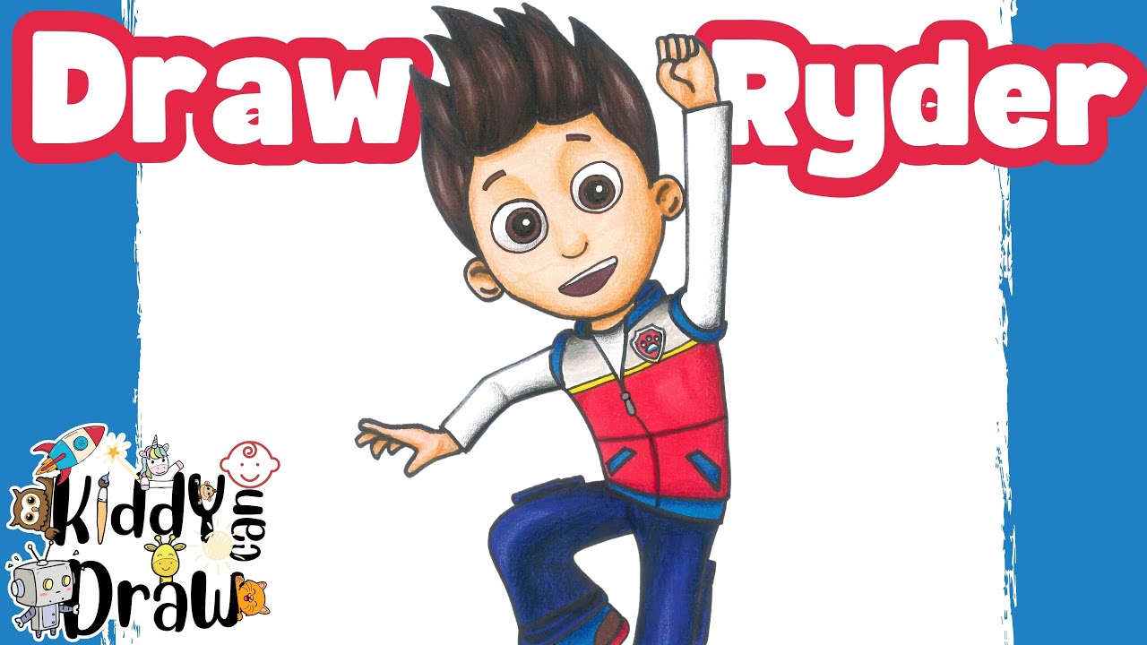 How to Draw Ryder from PAW Patrol - YouTube