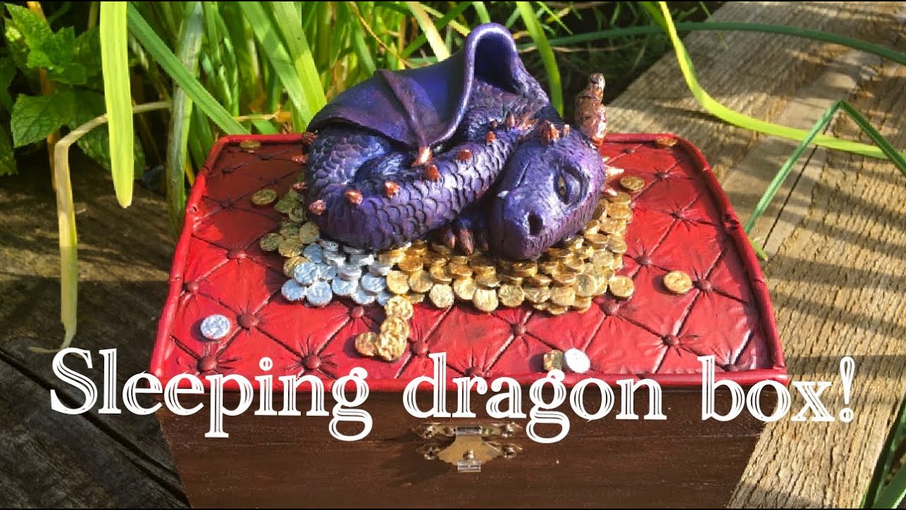 Sculpting a Fantasy Dragon Box in Polymer Clay - YouTube