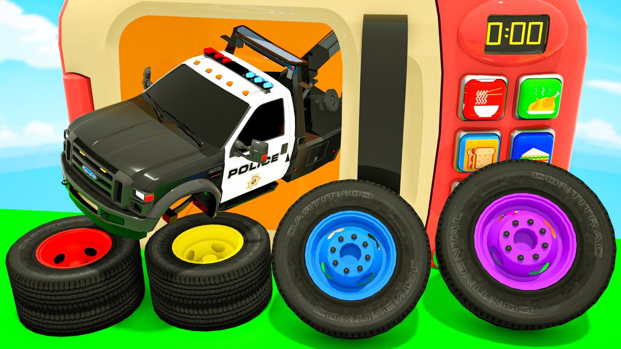Humpty Dumpty Sat | Cars Assembling Microwave 🚒🚛🚚 | Vroom Trucks TV ...