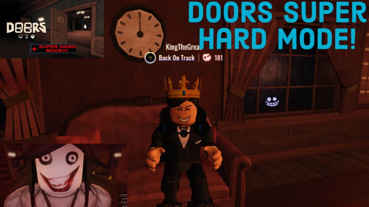 I Almost Beat DOORS Super Hard Mode! - YouTube