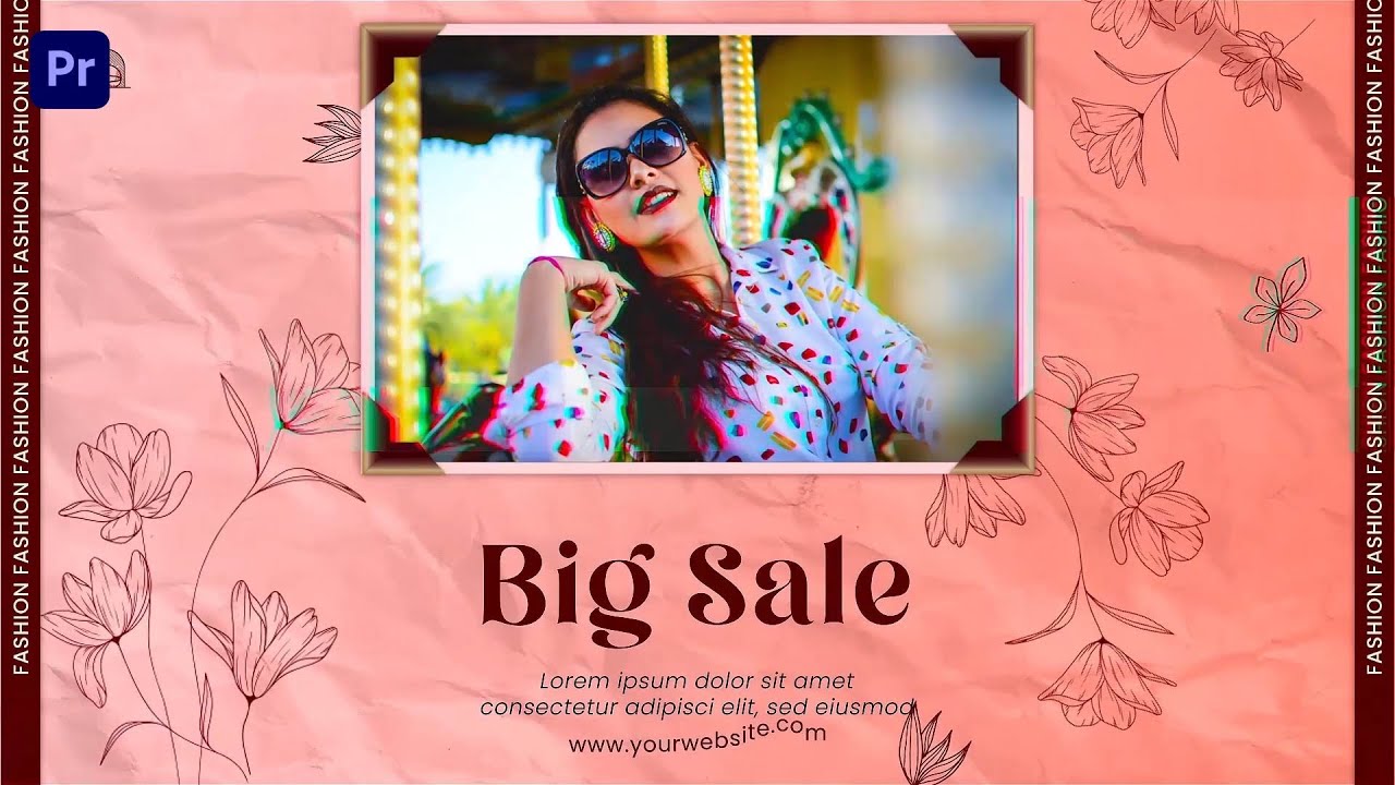 Fashion Model Slideshow Premiere Pro Template - YouTube