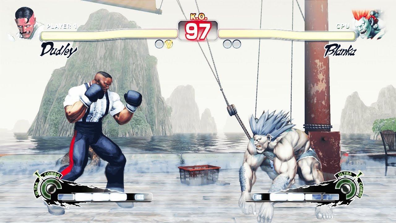 Dudley vs Classic Blanka (Hardest) Street Fighter 4. - YouTube