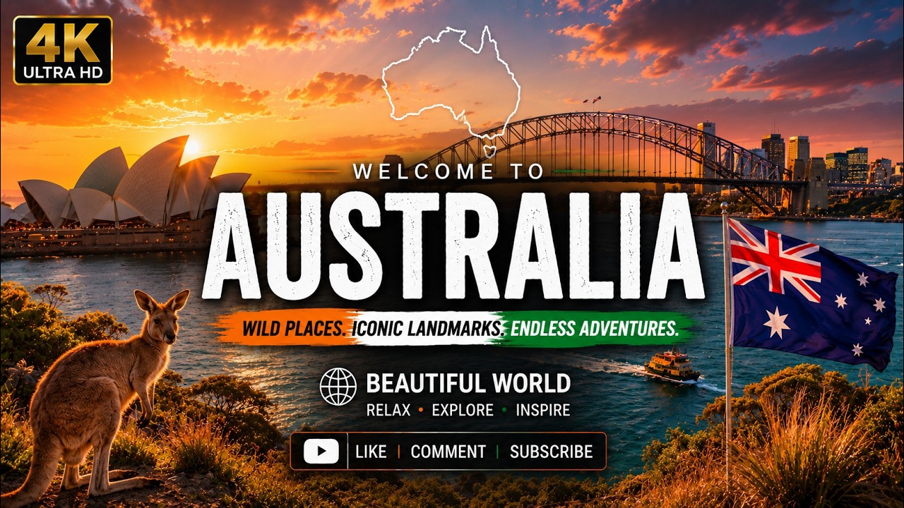 Australia 4K - Relaxing Scenic Film with Calming Music | Beautiful ...