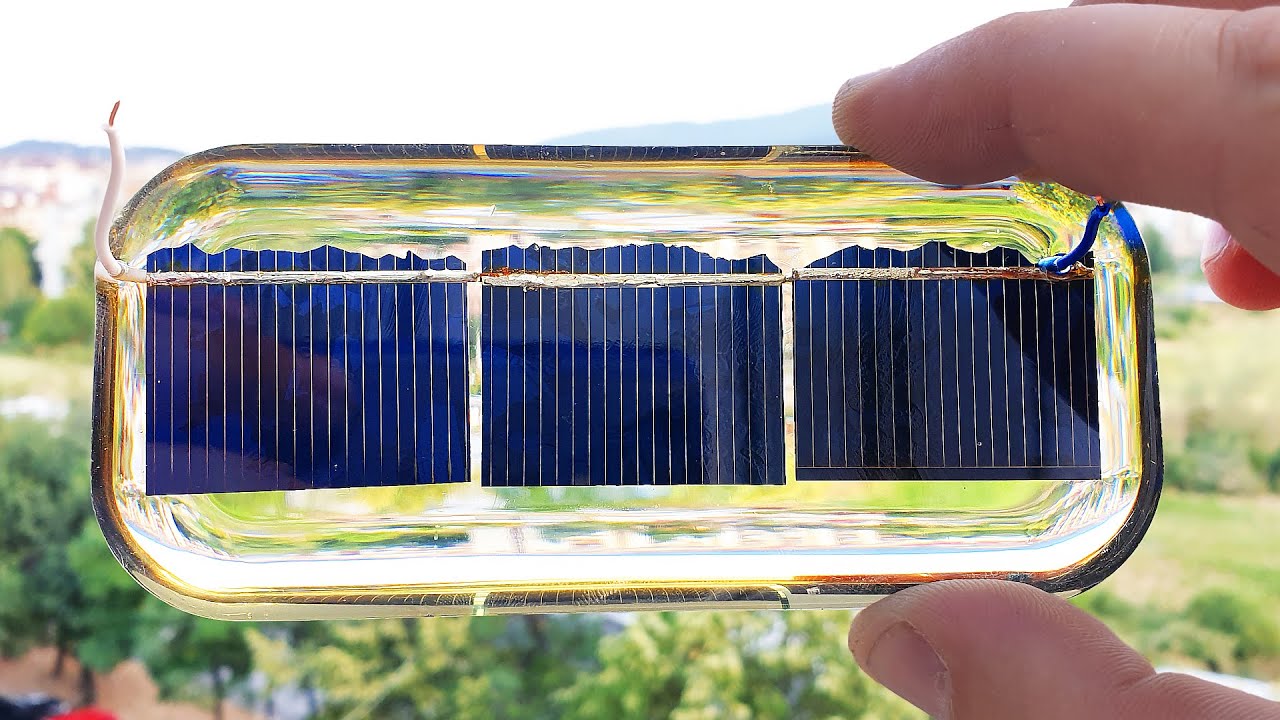 Make at Home Crystal Clear Solar Panel - How To make solar panel using ...