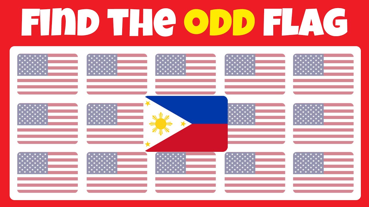 Find The Odd Flag - Learn country flags - Test how good your eyes is ...