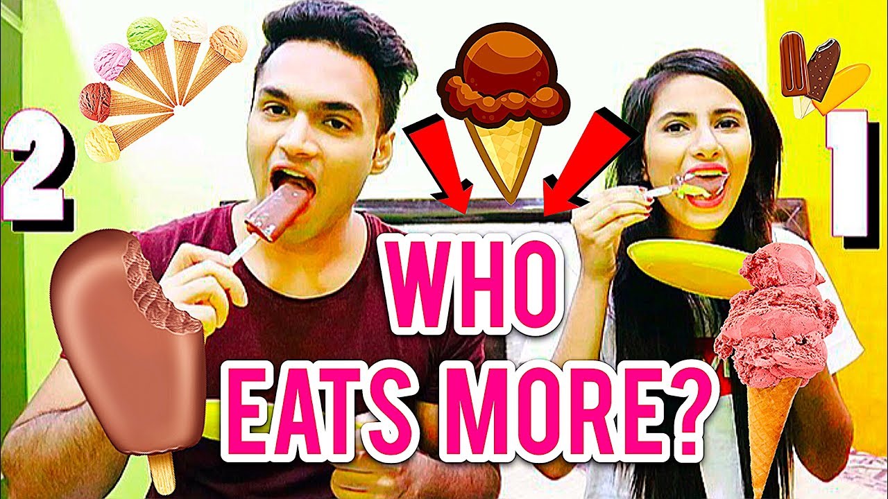 ICE CREAM CHALLENGE | FOOD EATING COMPETITION | FOOD CHALLENGE | BOY vs ...