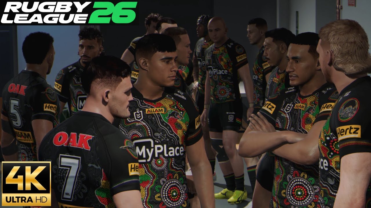 NRL Panthers VS Storm PC Gameplay 4K Rugby League 26 - YouTube