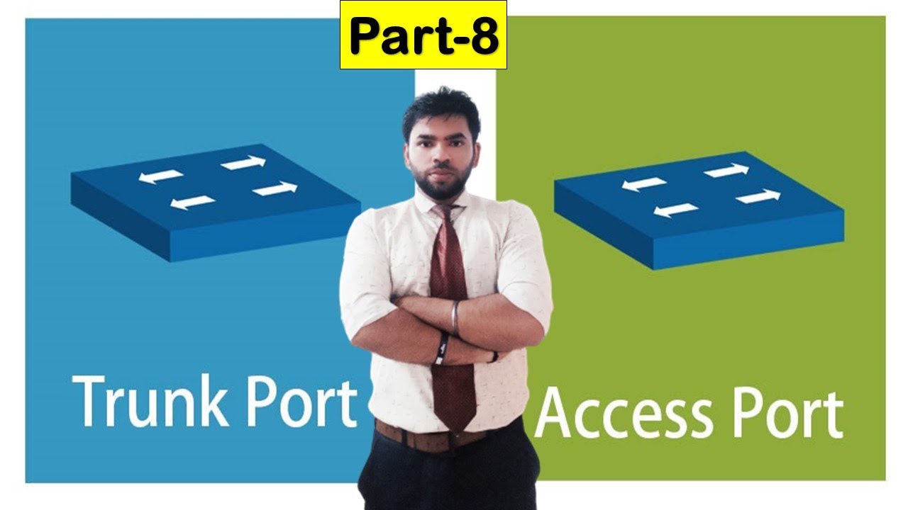 What is Trunk Port and Diffrent b/w Access port and Trunk Port|Part-8 ...