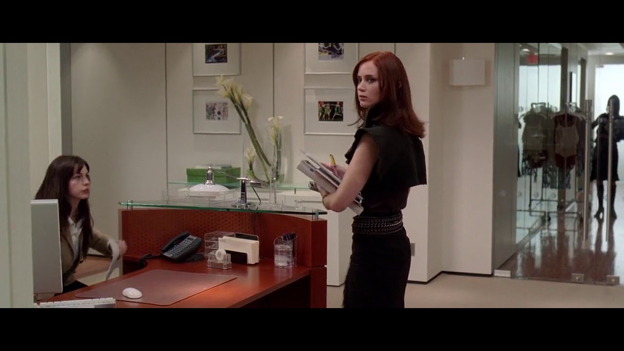 The Devil Wears Prada 2006 - Andy Sachs meets Miranda Priestly scene ...