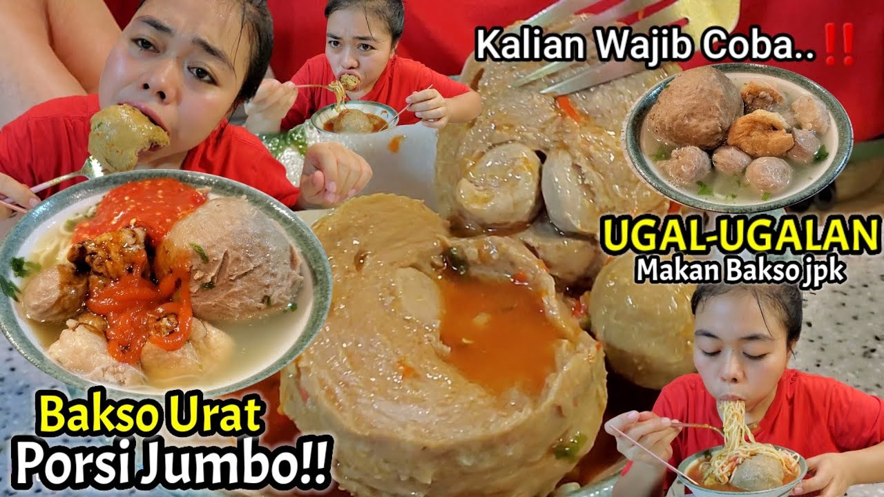 BAKSO JPK‼️Bakso Urat Beranak porsi jumbo - YouTube