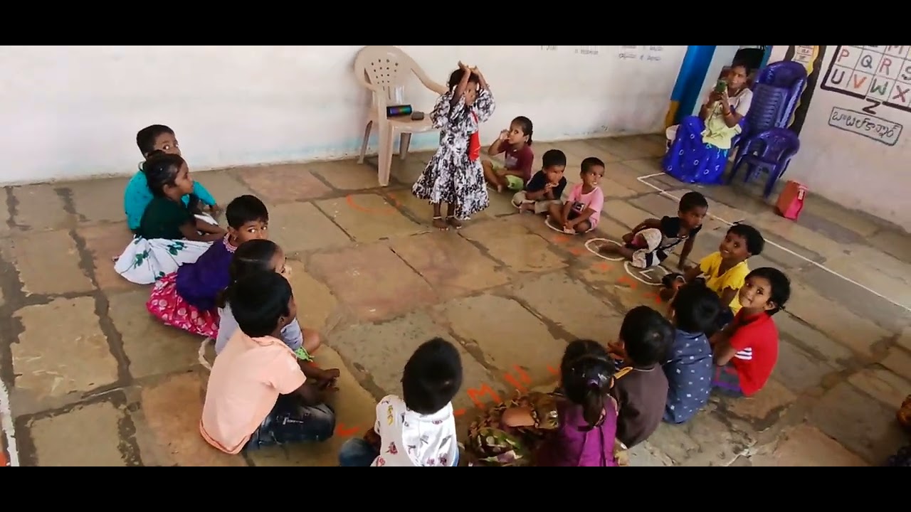 Anganwadi children's preschool activities #telangana #icds #anganwadi # ...