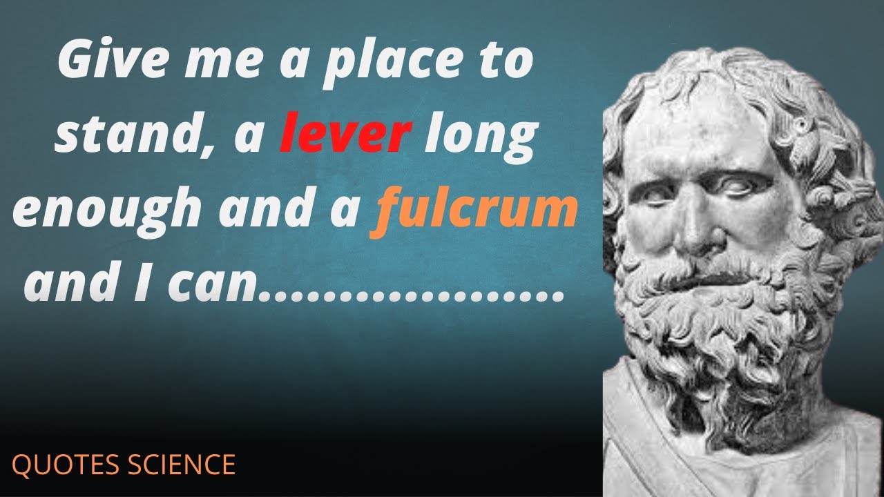 Powerful Inspirational Motivational video||Archimedes Theory quotes ...