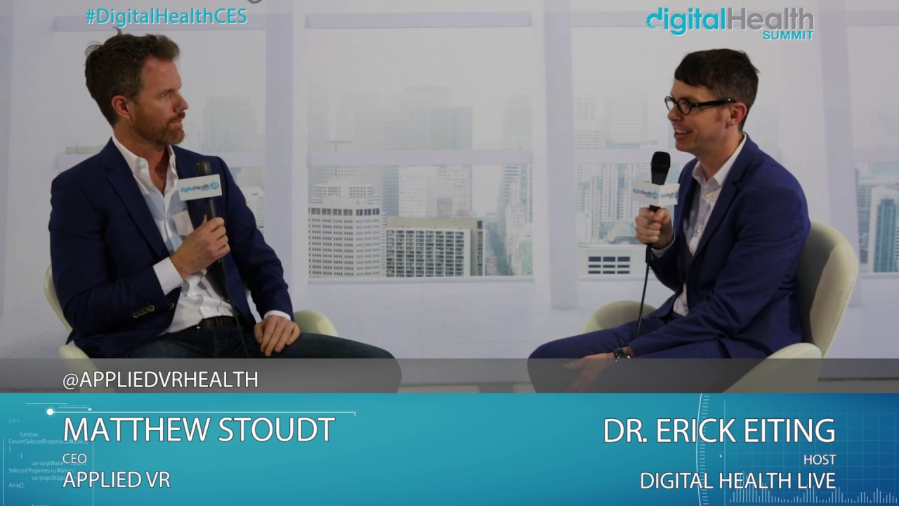 Matthew Stoudt (AppliedVR) Interview @ 2017 Digital Health & Fitness ...